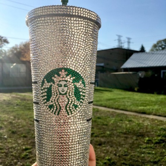 Starbucks | Accessories | Bling Custom Swarovski Starbucks Bling Cold ...